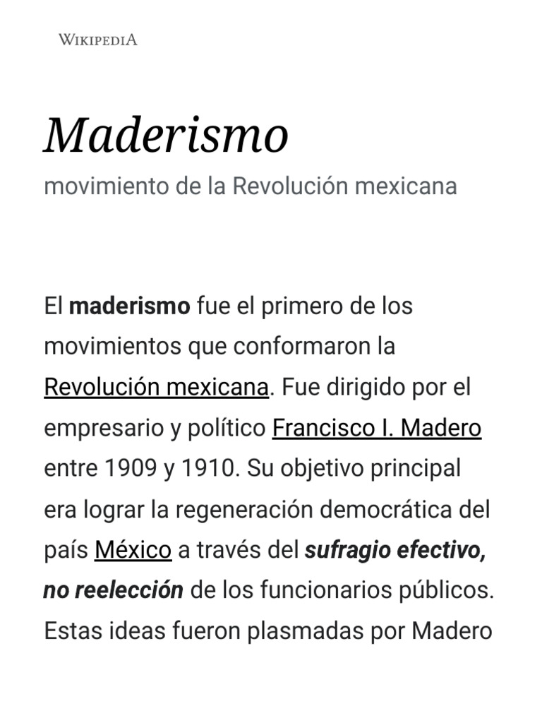 Maderismo | PDF | Militares de mexico | Guerras de los Estados Unidos
