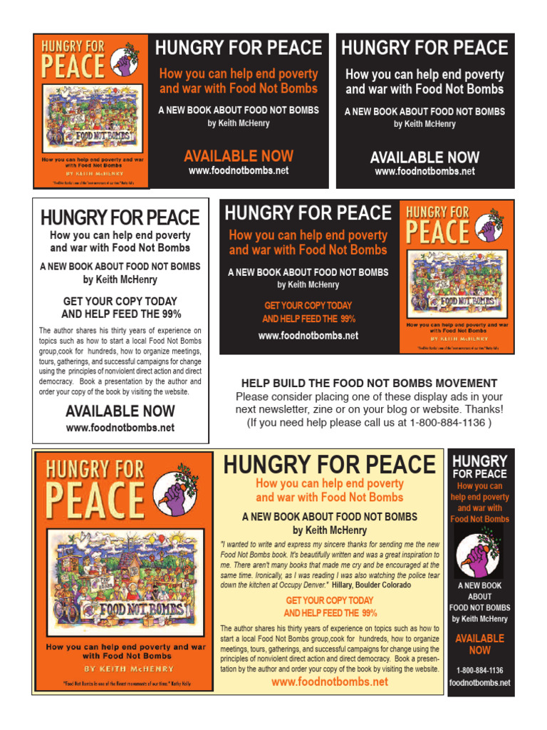 Hungry For Peace Ads Please Use | PDF