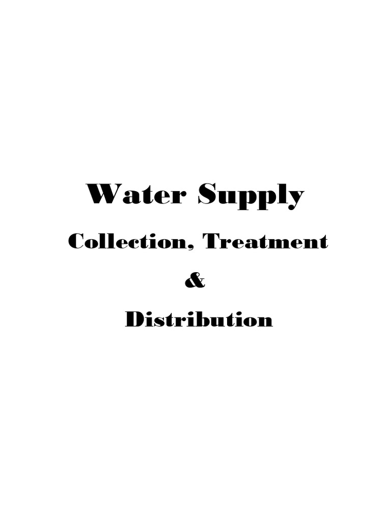Water Supply Book 1-2-FUE | PDF | Water | Water Cycle