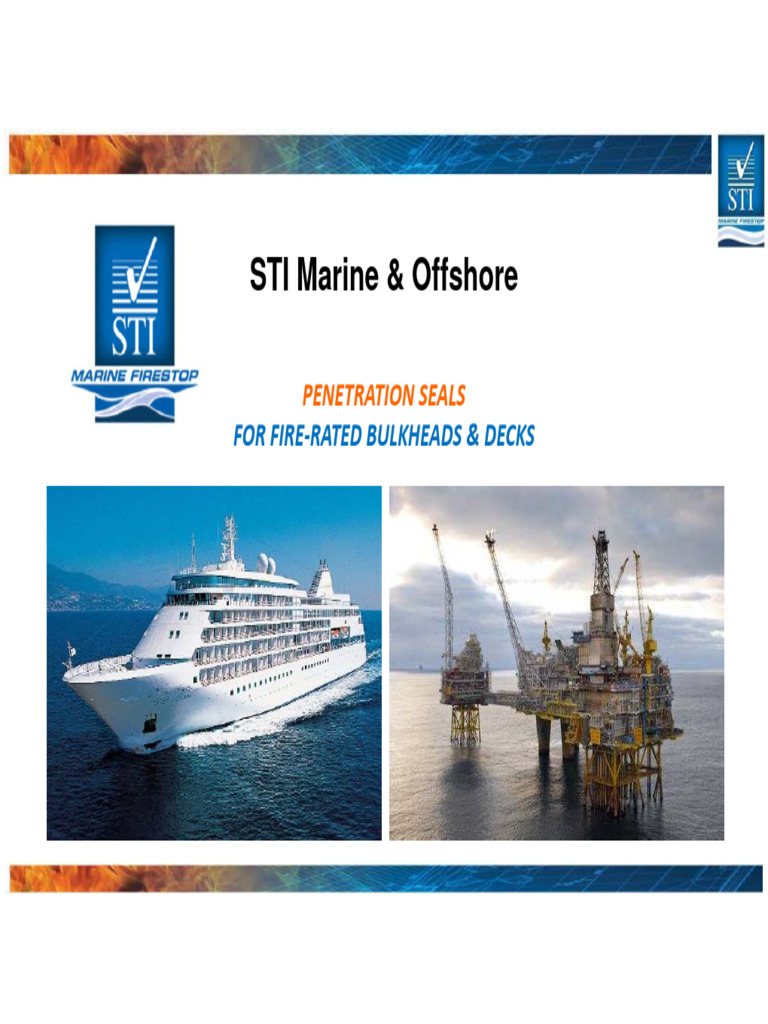 STI Marine Firestop Systems 150320 | PDF | Building Engineering