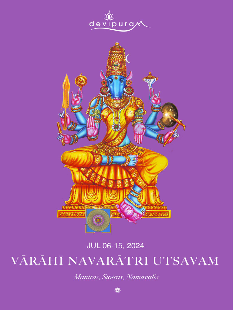 Devipuram Varahi Navaratri 2024 English | PDF | Hindu Deities | Indian ...
