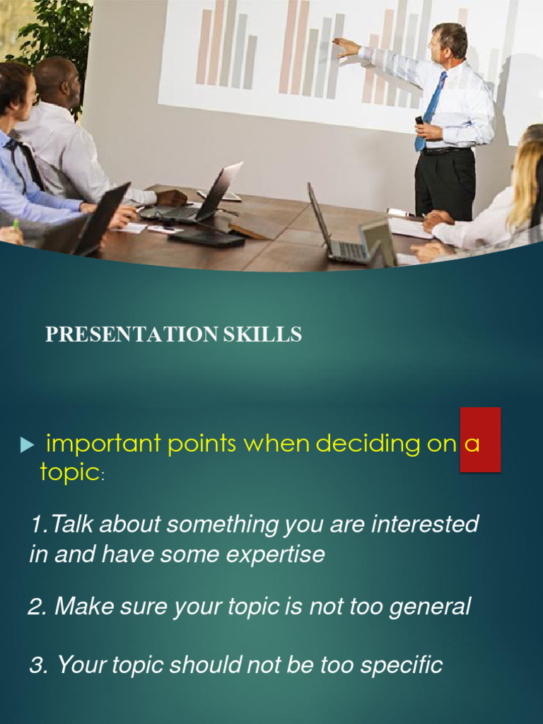 Presentation Skills | PDF | Gesture | Body Language