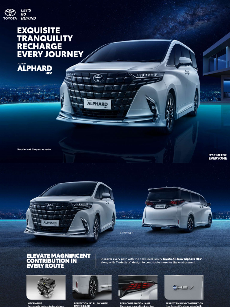 Leaflet All New Alphard & Vellfire | PDF