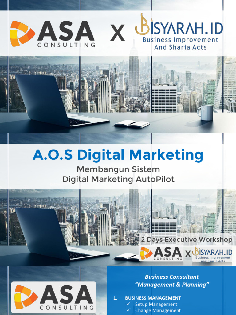 Workshop AOS Digital Marketing 09072022 (Cetak) | PDF | Business | Business Economics