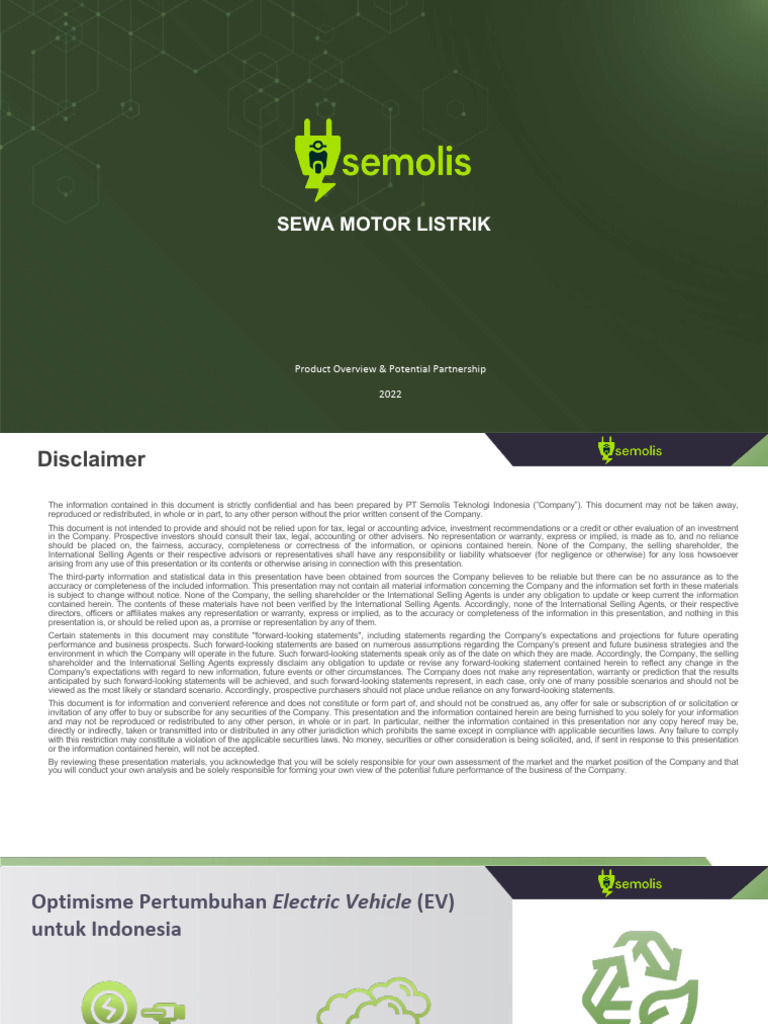 SEMOLIS Partnership - 120922 | PDF | Information | Accuracy And Precision