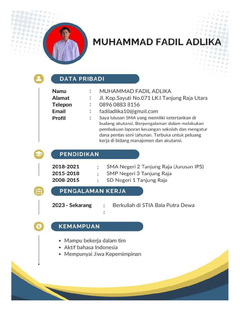 CV Fadil | PDF