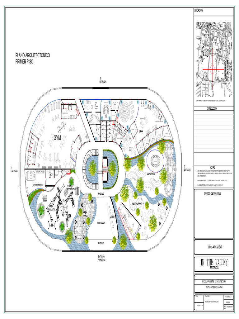 Plano Arquitectónico Primer Piso | PDF