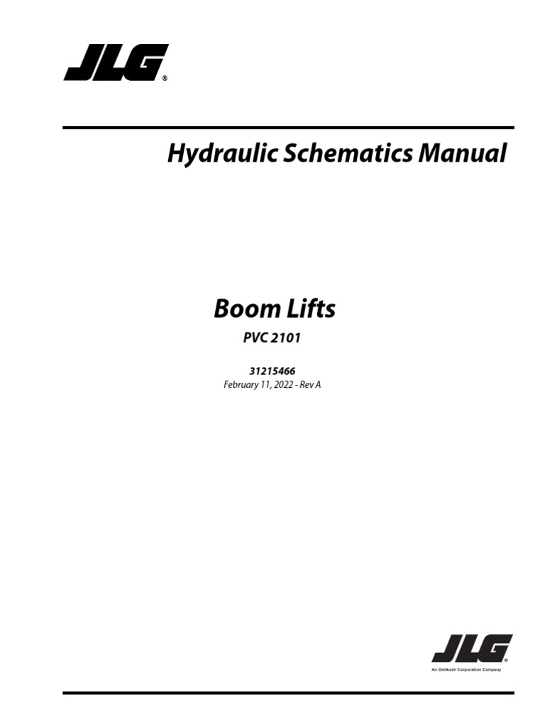 A - JLG - Boom Lifts - Hydraulics - Schematics - English | PDF ...