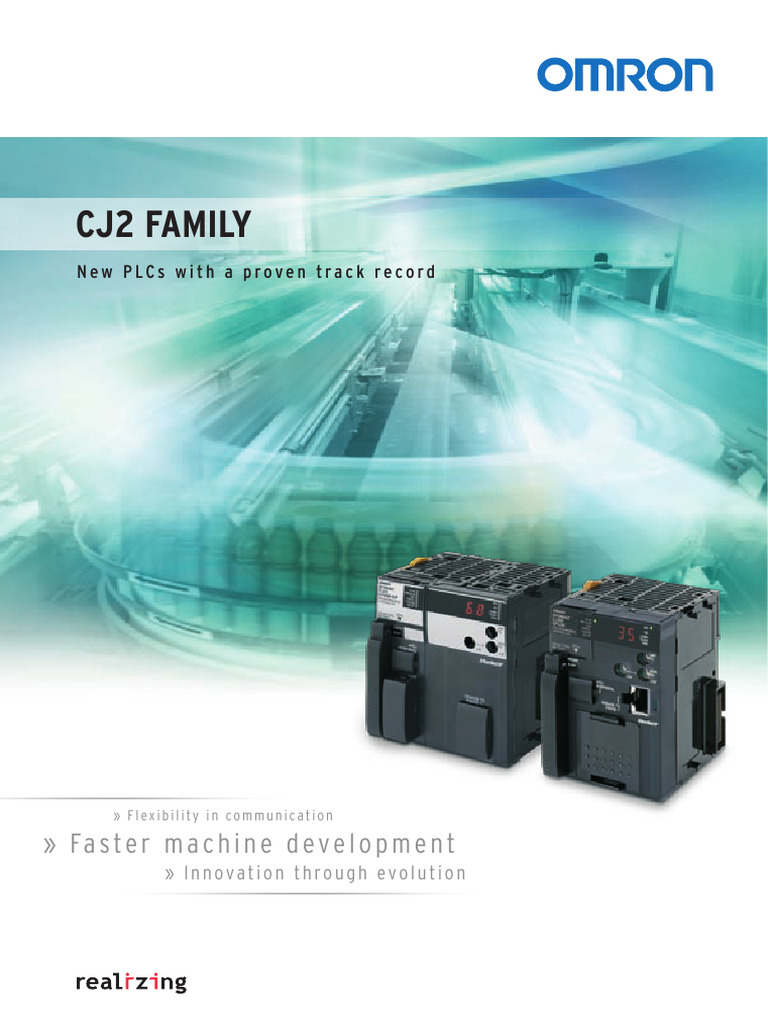 CJ2 FAMILY Brosura | PDF | Programmable Logic Controller | Central Processing Unit