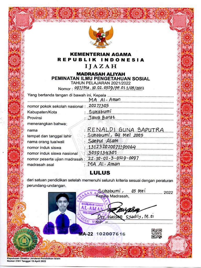 Ijazah MA | PDF