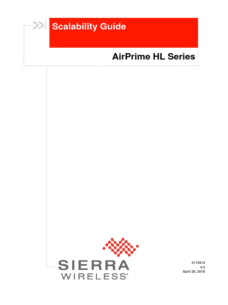 AirPrime HL Series Scalability Guide Rev4 2 | PDF | Modem | Cellular Network