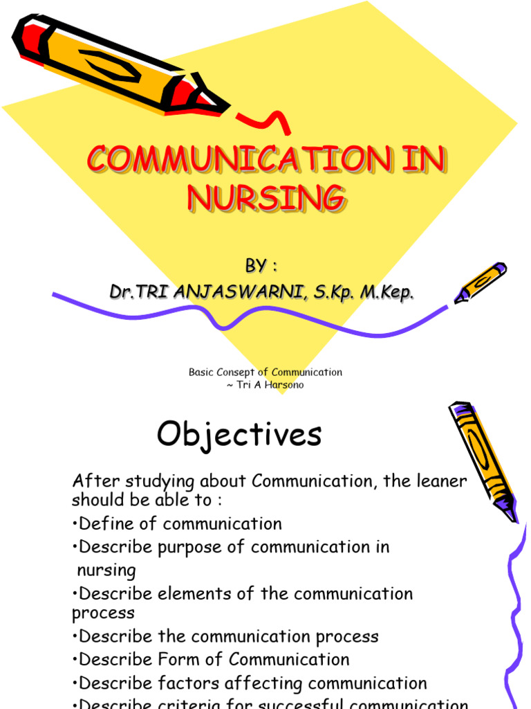 1 Communication In Nursing Pdf Pdf Communication Nonverbal