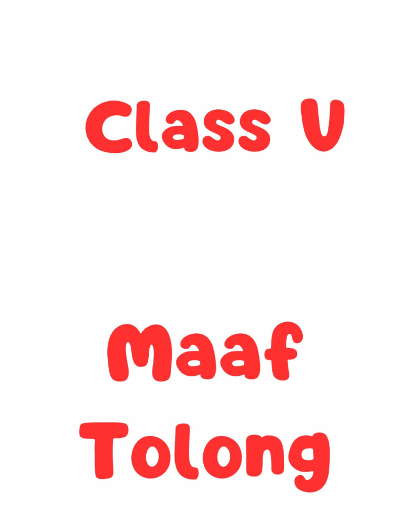 Maaf Tolong Permisi | PDF