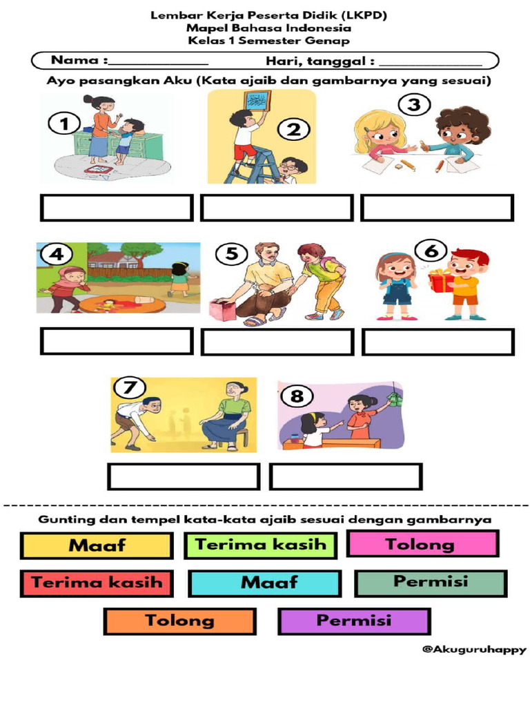 LKPD 4 Kata Ajaib Share | PDF