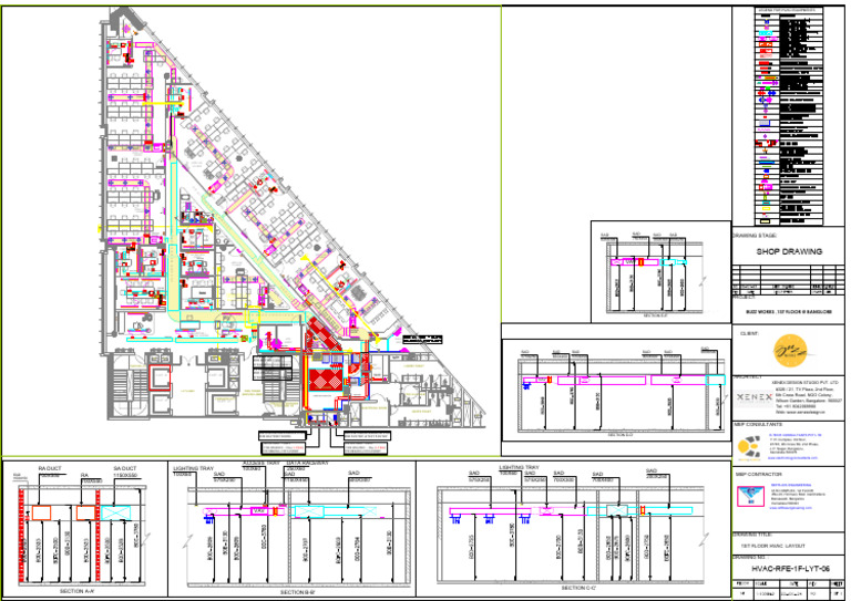 1st Floor HVAC Layout Plan | PDF