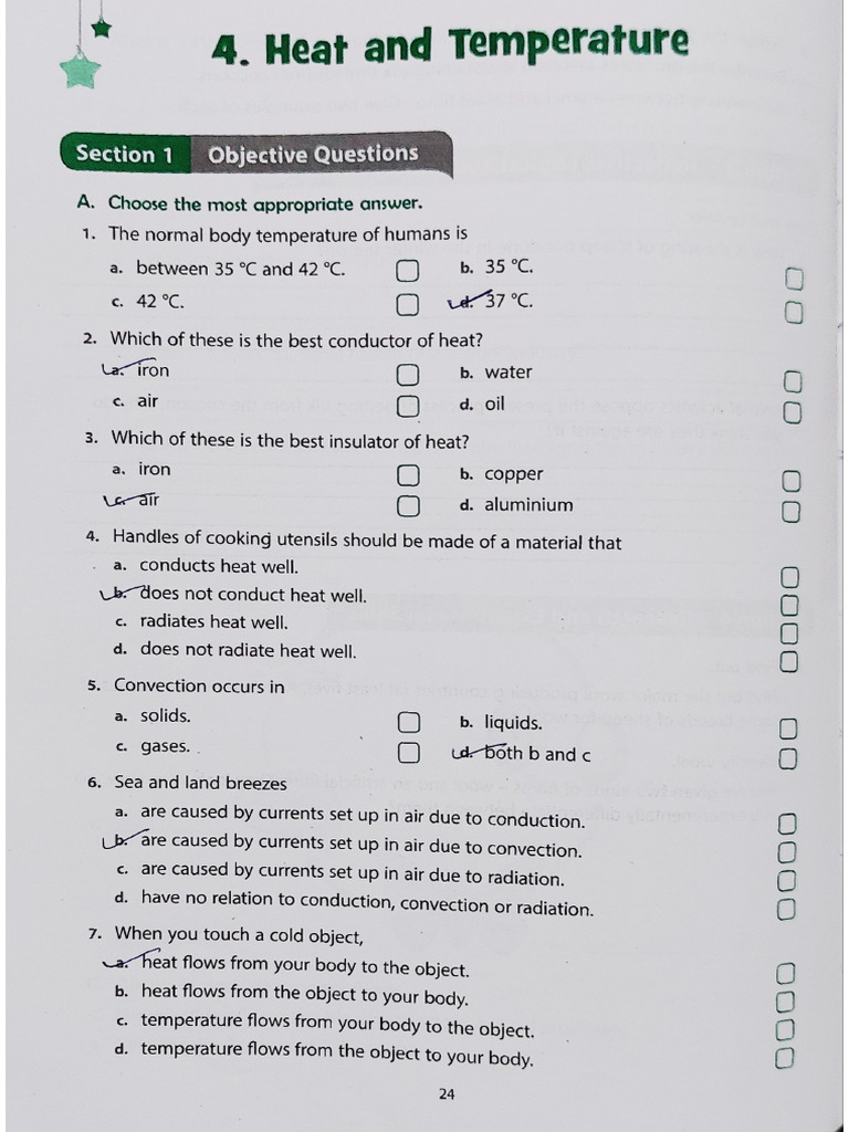 4.heat & Temperature Worksheet | PDF