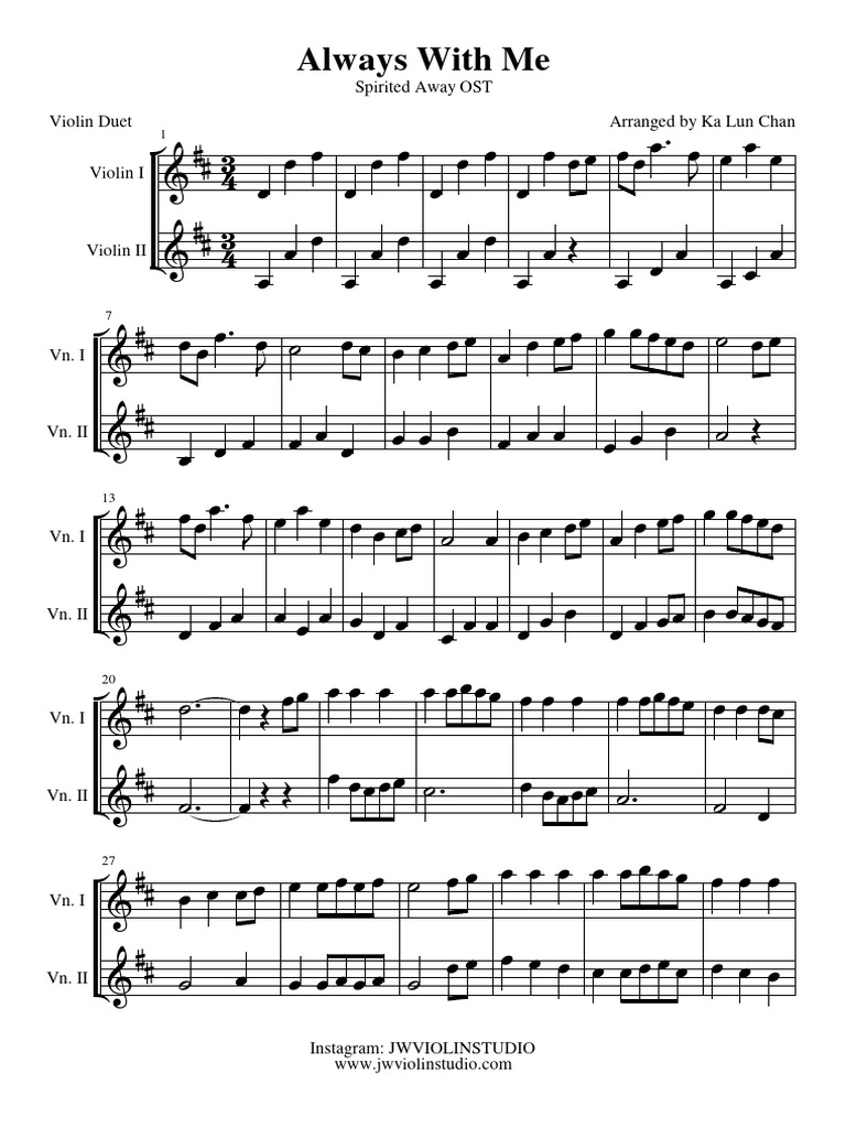 Alwayswithme String Quartet | PDF | String Instruments | Classical Music