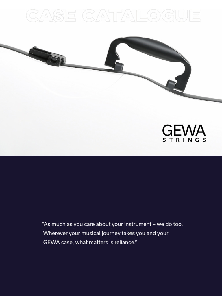 GEWA Instrument Cases Catalogue | PDF | Backpack | Violin