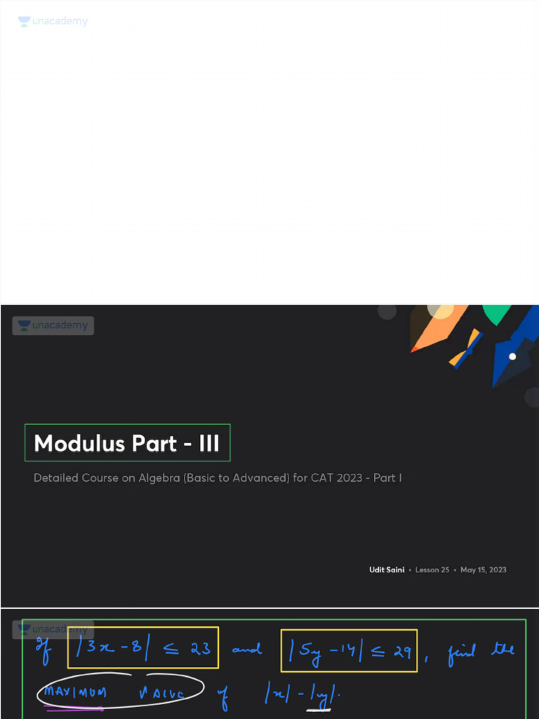 Modulus Part III With Anno | PDF