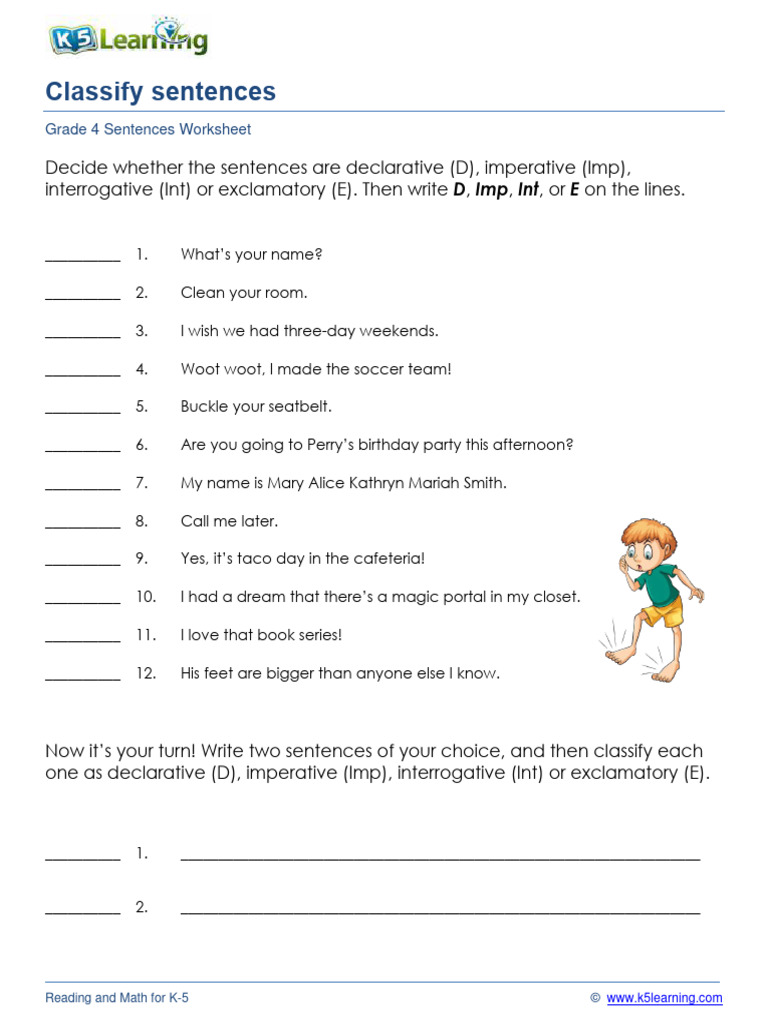 Grade 4 Classify Sentences Aqg | PDF | Sports & Recreation | Language ...