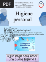 Checklist de Higiene Personal Esencial | PDF | Higiene | Lentes de contacto