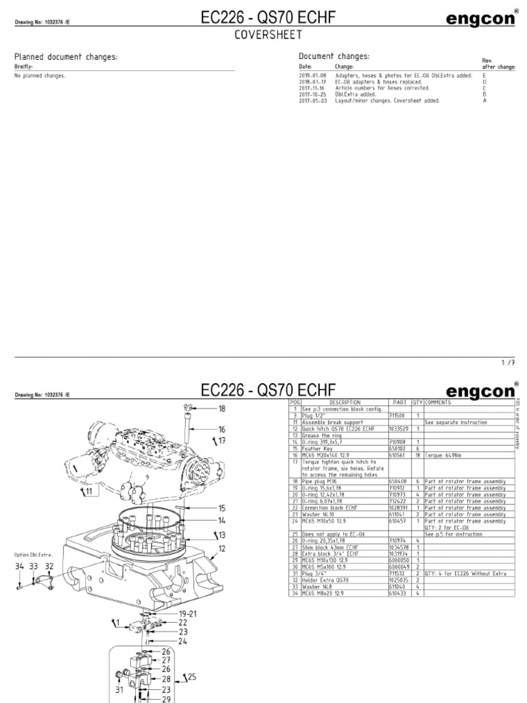 Engcon Ec226 qs70 ECHF | PDF