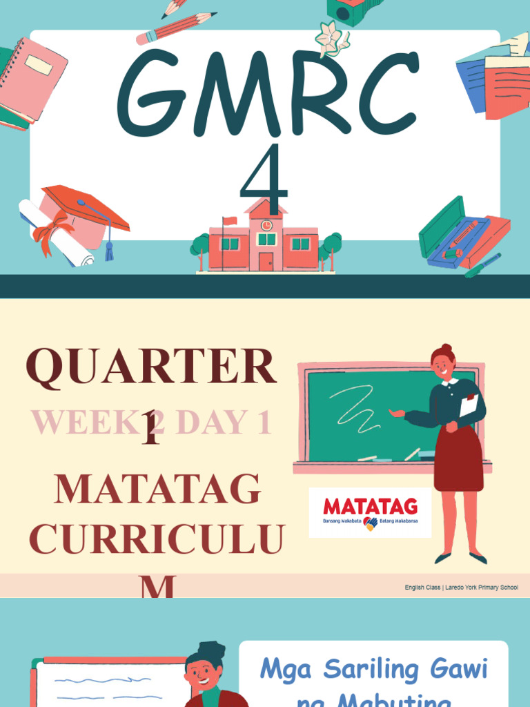 GMRC 4 Matatag q1 | PDF