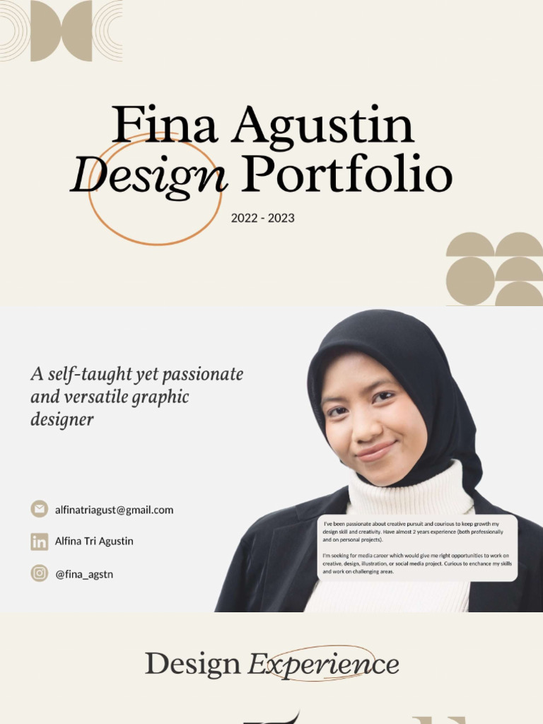 Portofolio Design 2023 - Alfina Tri Agustin | PDF