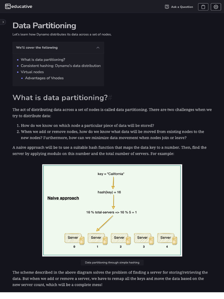 005 - Data Partitioning - Grokking The Advanced System Design Interview - WWW - Educative.io ...