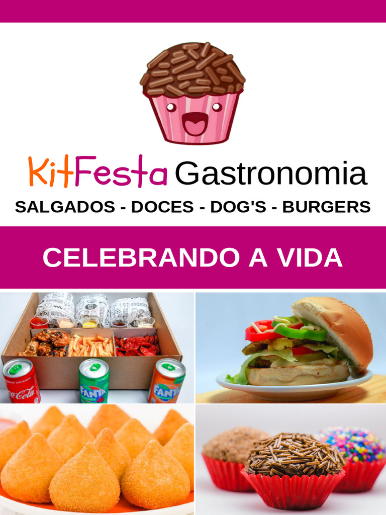 Cardápio Delivery Kit Festa | PDF | Culinária ocidental | Culinária