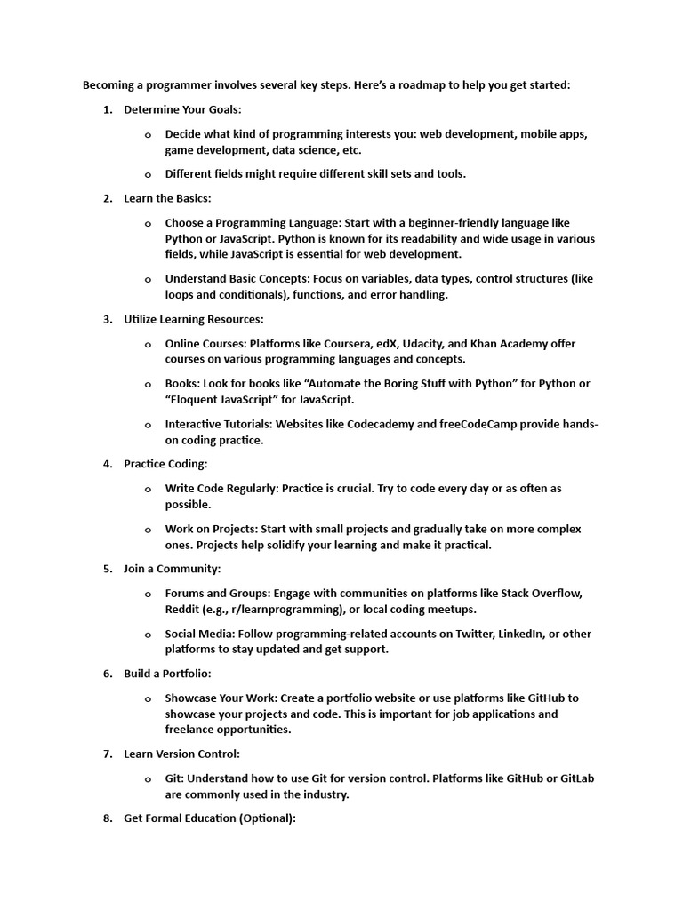 How to become best Programmer | PDF | Internet Of Things | Artificial ...