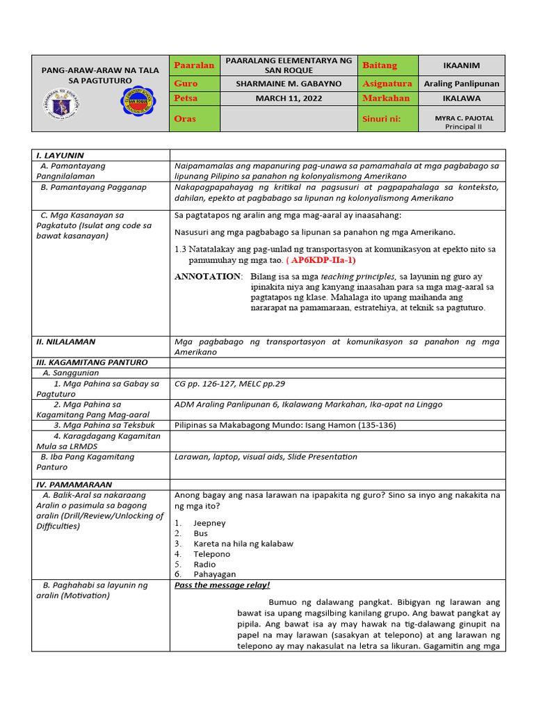 Cot DLP Q2 Ap6 | PDF