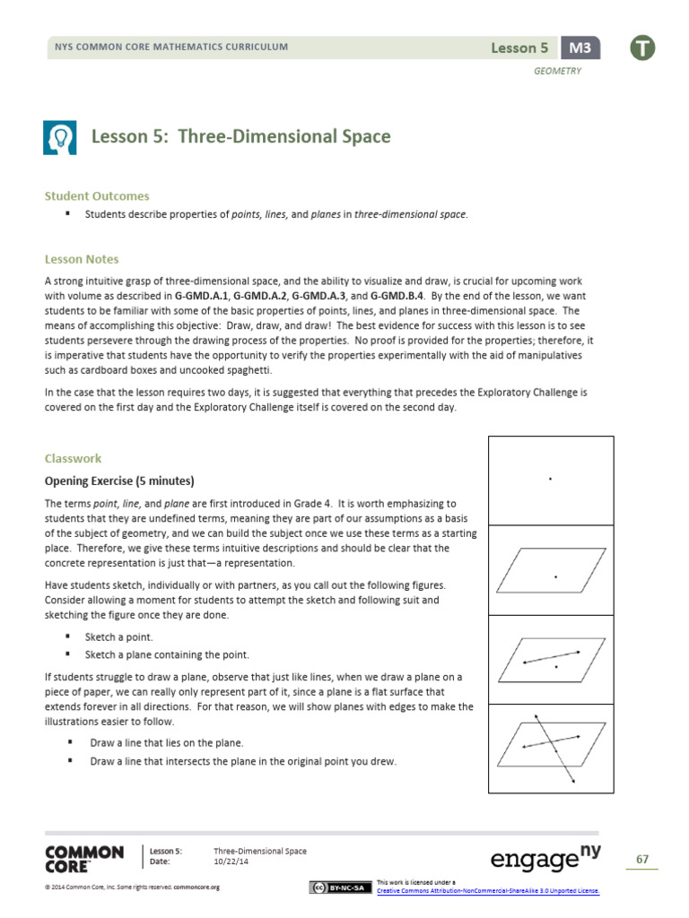 Geometry m3 Topic B Lesson 5 Teacher | PDF | Line (Geometry ...