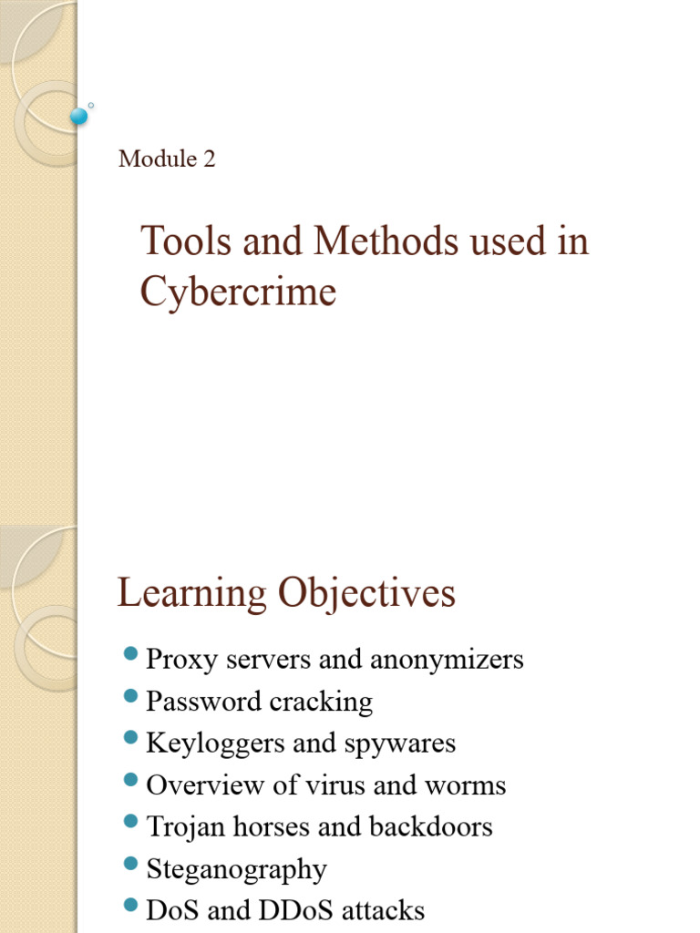 Cyber Security-Module 2 | PDF | Denial Of Service Attack | Computer Virus