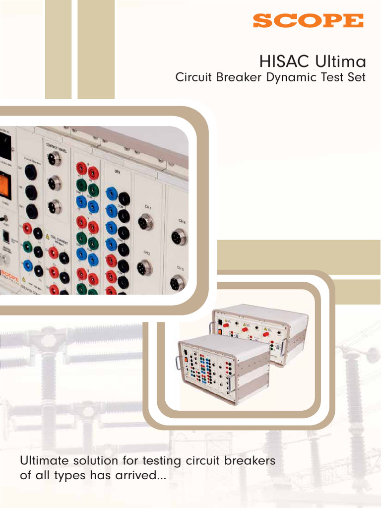 Breaker Analyser HISAC Ultima | PDF