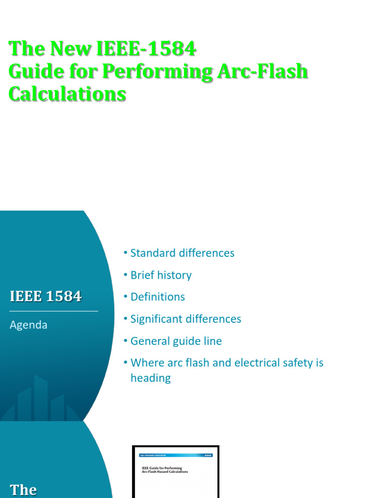 Arc Flash Standard Ieee 1584 2018 Pdf Electricity Electrical