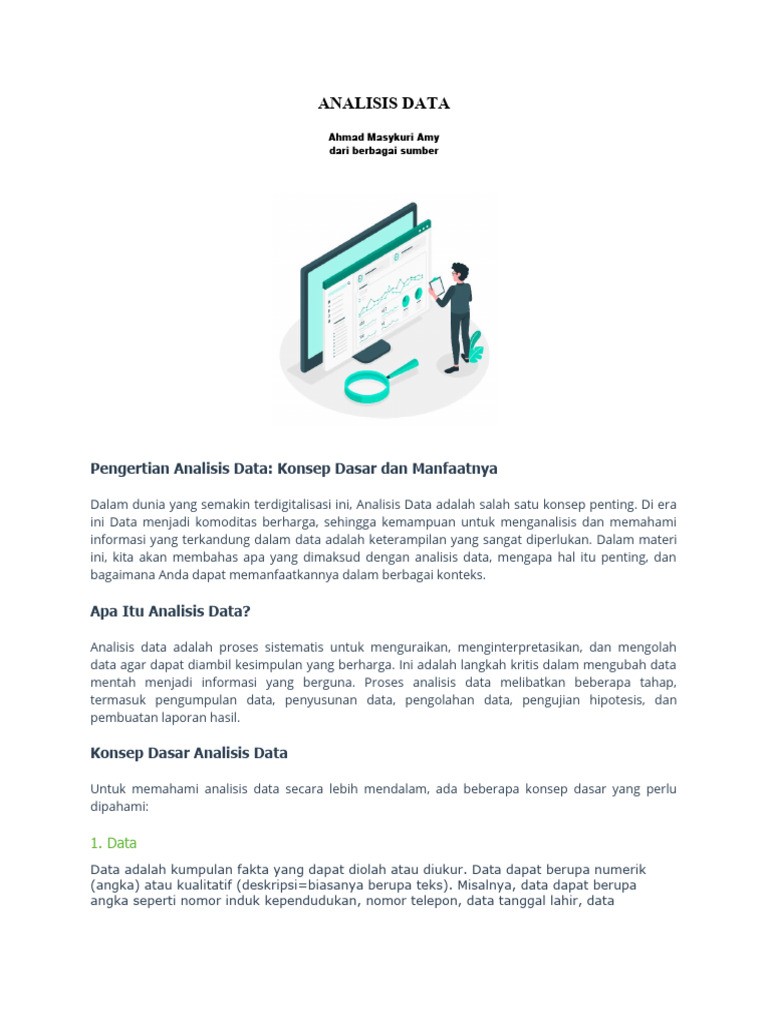 ANALISIS DATA | PDF