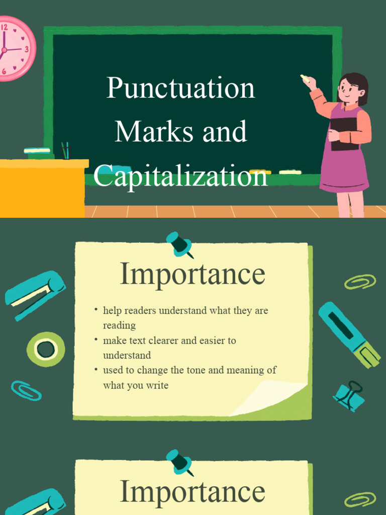 Lesson 1.6 Punctuation Marks and Capitalization | PDF | Comma ...