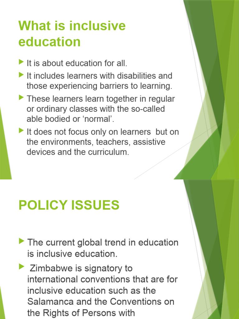Advantages of Inclusive Education | PDF | Inclusion (Education) | Teachers
