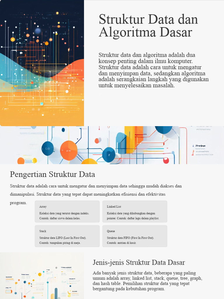 Struktur Data Dan Algoritma Dasar | PDF Struktur Data Dan Algoritma Dasar | PDF