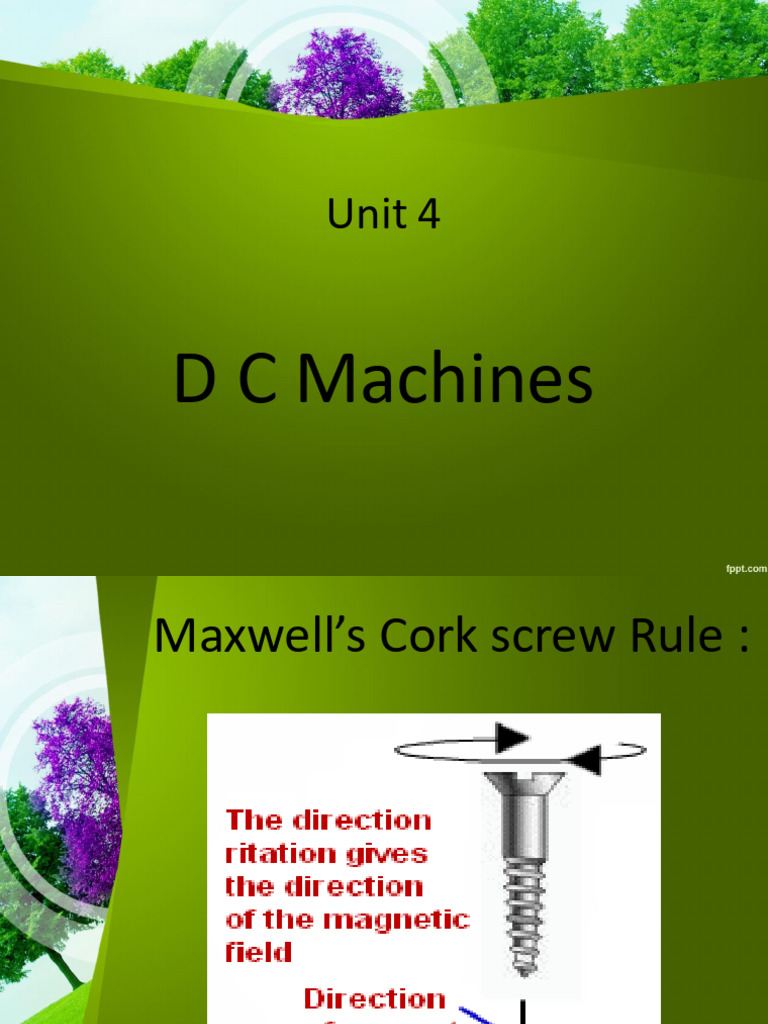 DC Machines Unit 5 Notes | PDF | Electric Motor | Electromagnetic Induction