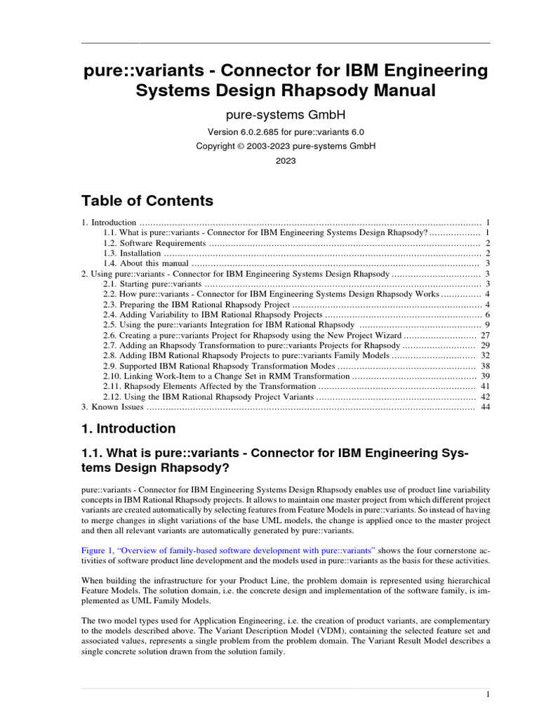 PV Conn Rhapsody Manual | PDF | Computer File | Unified Modeling Language