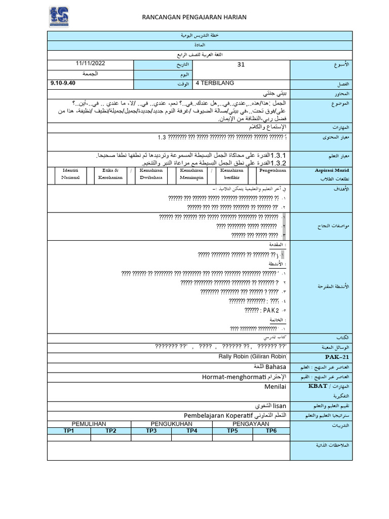 RPH Ba THN 4 - M31 | PDF