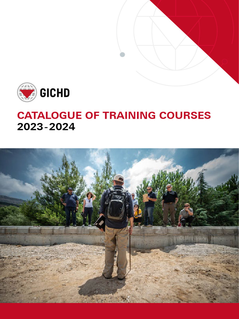 GICHD Training Courses Catalogue 2023-2024 | PDF | Educational ...