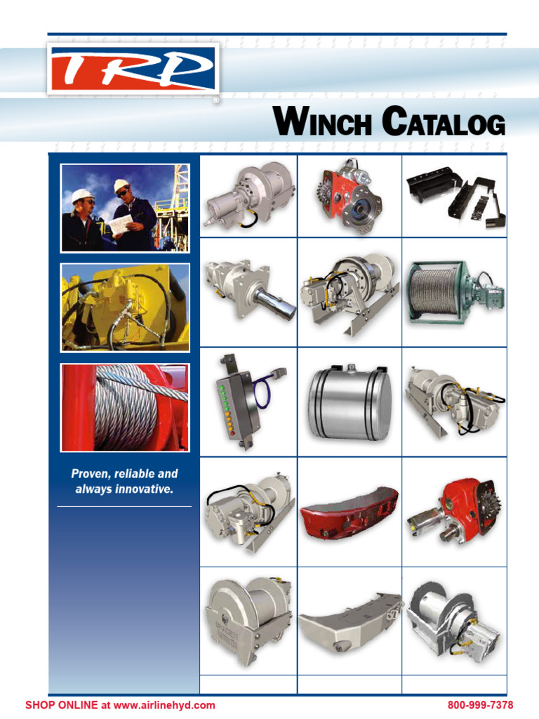 Winch Catalog | PDF | Truck | Motor Vehicle