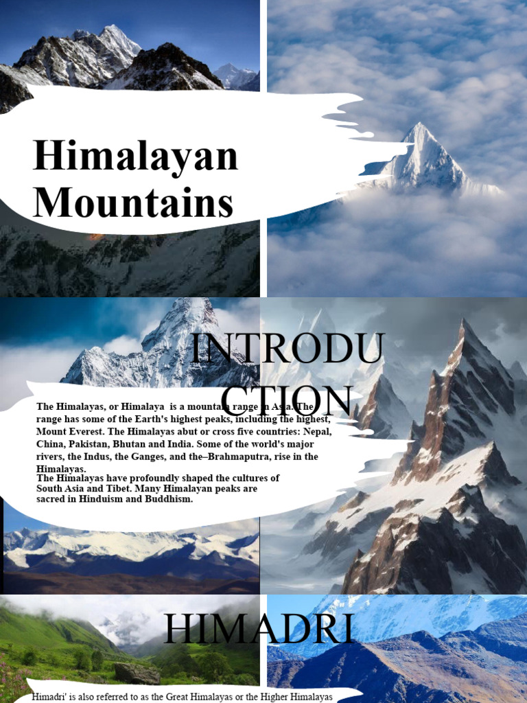 Geo PPT New | PDF | Himalayas | Mountains