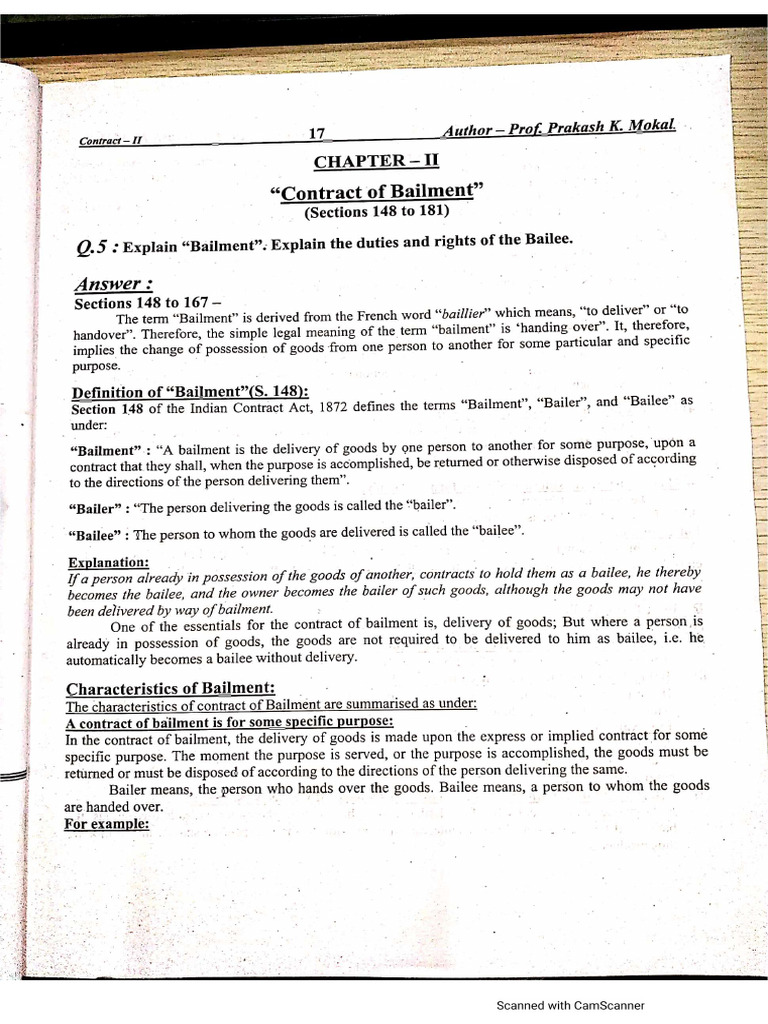 Contract II | PDF
