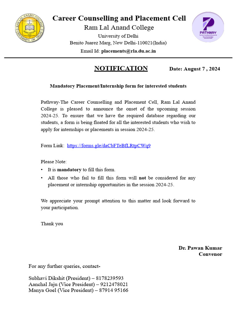 Notification Pathway | PDF