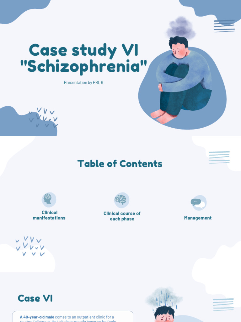 Case Study VI | PDF | Mental Health | Diseases And Disorders