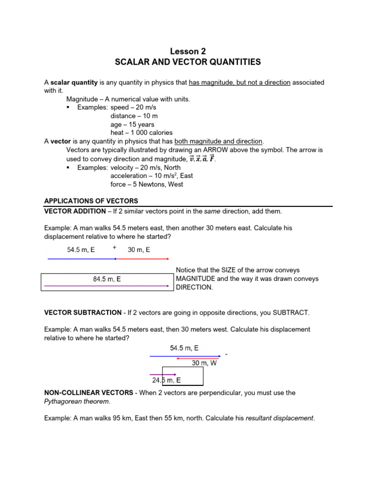Lesson 2 | PDF | Euclidean Vector | Trigonometric Functions